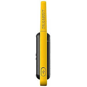 Motorola Solutions Talkabout T475 Extreme Two-Way Radio Black W/Yellow Rechargeable Two Pack