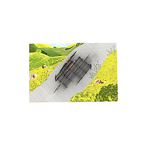 Liif Bicycle Racing Cycling 3D Greeting Pop Up Fathers Day Card, Birthday Card for Him, Men, Dad, Cyclist, Competitive Bicycler, Sara Miller, Retirement Card | With Message Note | Size 8 x 6 Inch