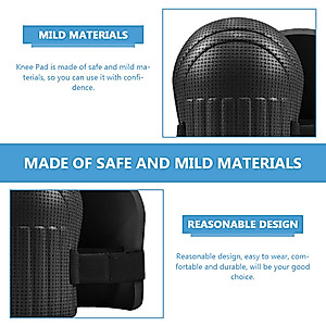 BESPORTBLE 4 Pairs Knee Protector Pads, Garden Knee Pads, Flooring Knee Pads With Foam Padding, Comfortable Kneeling Cushion For Gardening, Gardening Mat For Knees