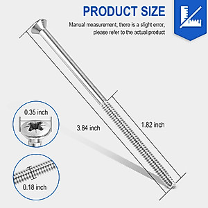 RP12630 Longer Escutcheon Trim Screws for Delta Faucet Escutcheon - Shower Escutcheon Screws for Valves Roughed-in Too Deep, Plumbing Replacement Parts for Delta Tub and Shower System (2 Pack)