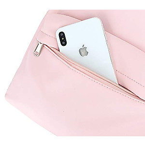 Roffatide Anime My Hero Academia Todoroki Shoto Backpack Lightweight Nylon Backpack Printed Schoolbag Daypack Pink