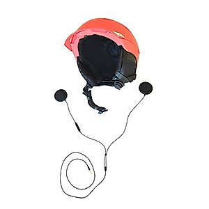 KOKKIA iGear (Black) : Sports/Motorcycle Helmet Earphones with Remote Control and Microphone, Compatible with Apple iPod, iPhone, iPad, Mac, Through 3.5mm Port.