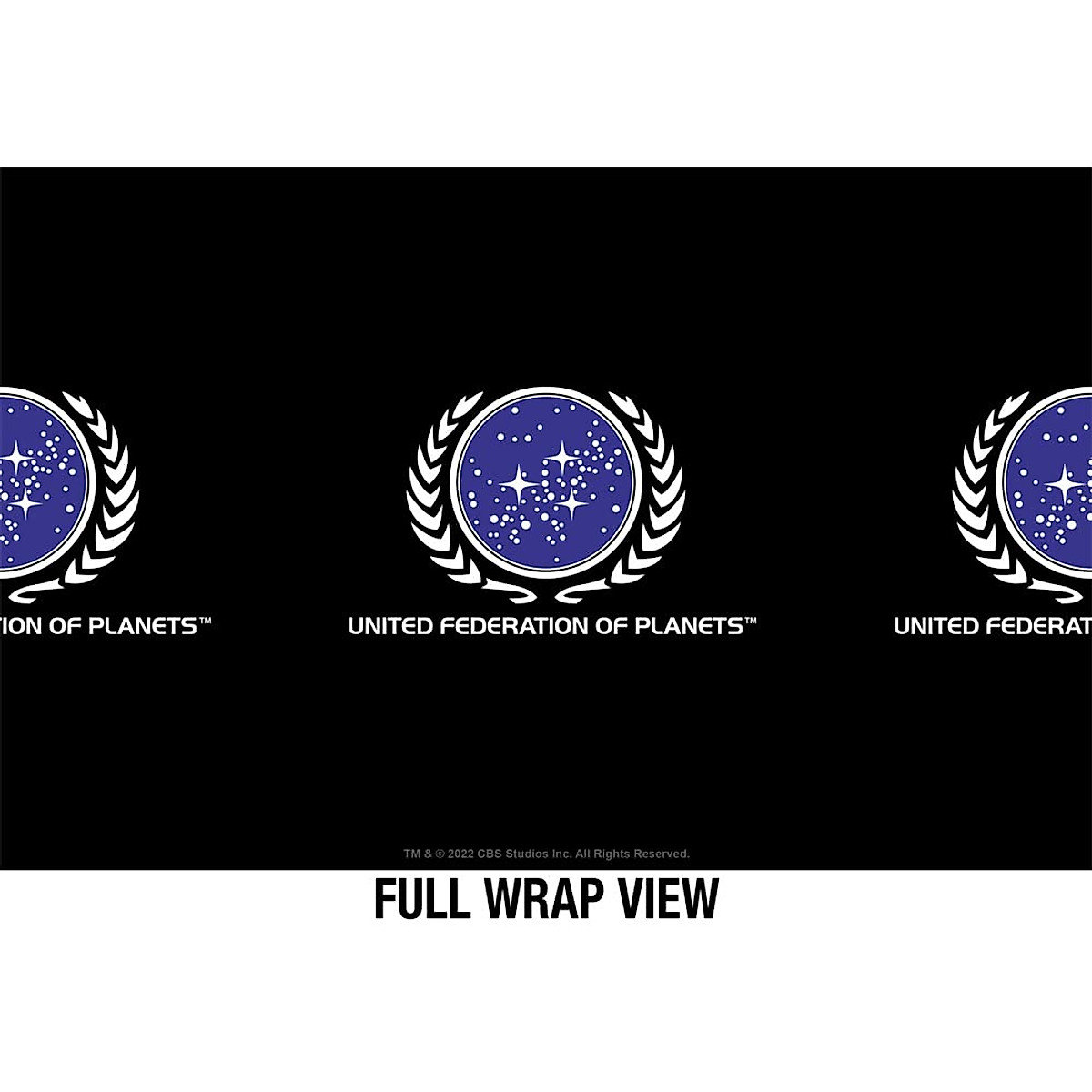 Star Trek OFFICIAL United Federation Logo 18 oz Insulated Water Bottle, Leak Resistant, Vacuum Insulated Stainless Steel with 2-in-1 Loop Cap