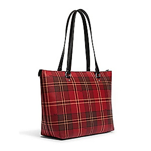 Coach Gallery Tote Shoulder Bag, Red/Black Multi