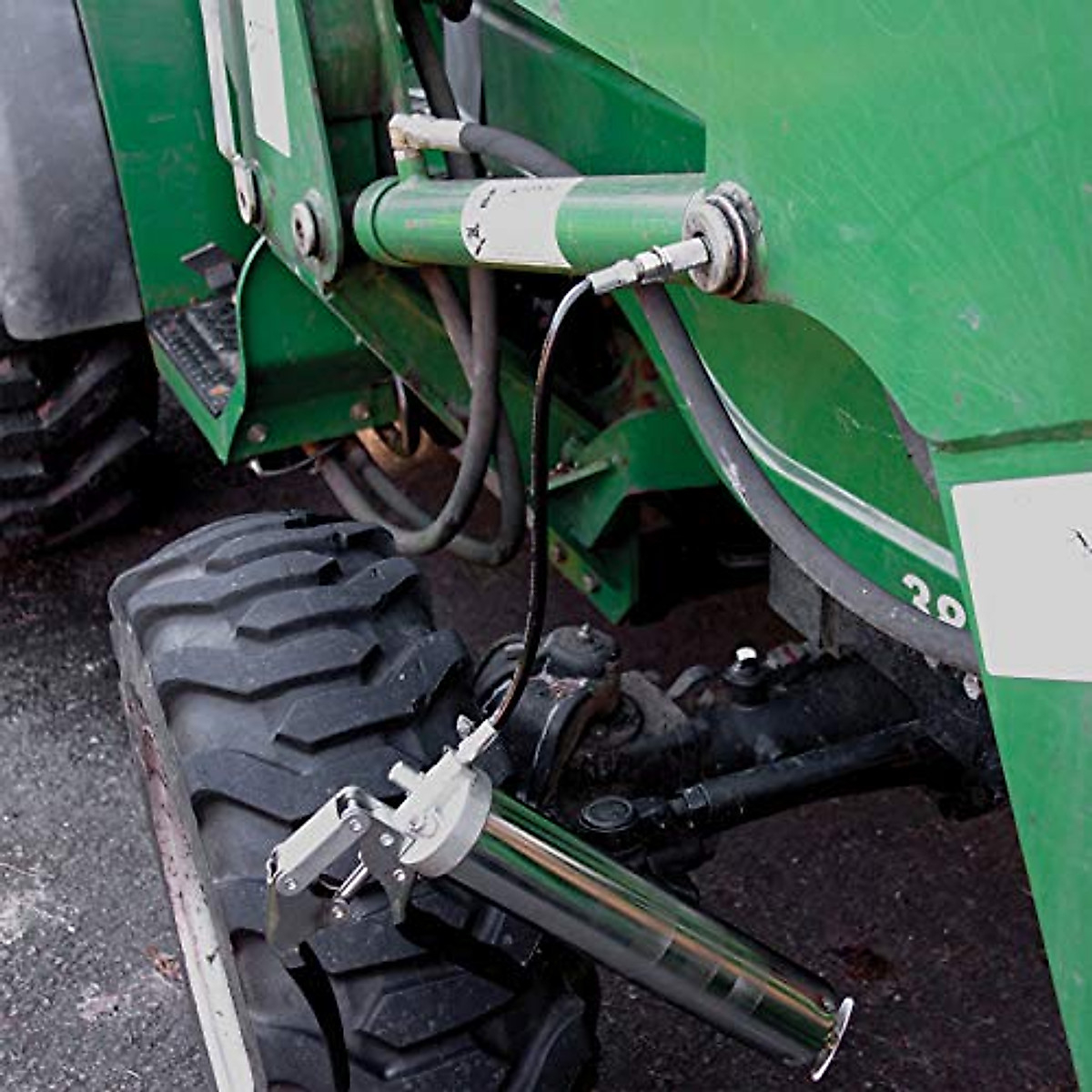 Performance Tool W54211 18-Inch Flex Grease Gun Hose Extension With Coupler, 4,500 Working PSI (1/8 NPT)