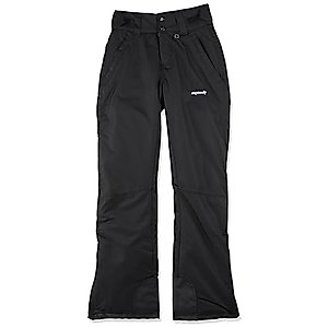 SkiGear Women's Insulated Snow Pants, Black, X-Small Tall