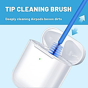 Cleaner kit for Airpod, Cleaning Putty Compatible with Airpod 2 Airpods pro, Earbud Cleaning Putty, Blue Cleaning kit for Headphone/Phone/Earbud/iPhone, Include Cleaning Cloth Swab, Gift for Men