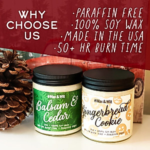 Christmas Candles Scented, Gingerbread Cookie Candle, Christmas Scented Candles, Winter Candle, Holiday Candle, Candle Christmas, Xmas Candles, Holiday Scented Candles, Sweater Weather Candle - 9oz