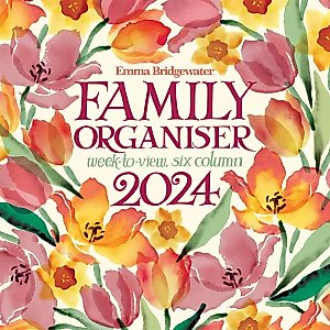 Emma Bridgewater Golden Tulips Family Planner Calendar 2024