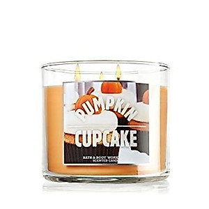 Bath and Body Works 14.5 Oz 3-Wick Candle Pumpkin Cupcake