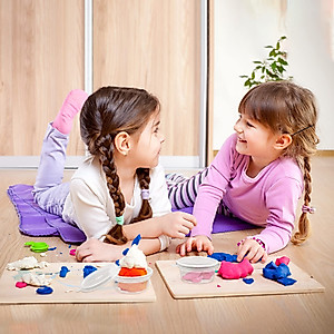 Fyess 40 Pack Slime Storage Containers And Foam Ball Storage Containers With Lids For 20g Slime.