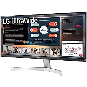 LG 2023 Newest UltraWide WFHD 29 Inch Computer Monitor, 21:9 Curved UltraWide(2560x1080) Full HD IPS Display, 99% sRGB, HDR10, IPS with HDR 10 Compatibility, 75Hz Refresh Rate Bundle with Cefesfy