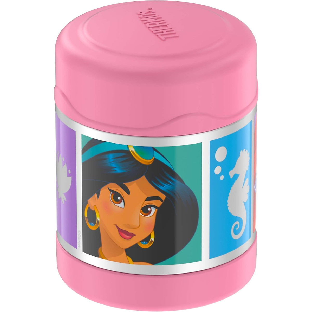 THERMOS FUNTAINER 10 Ounce Stainless Steel Kids Food Jar, Disney Princesses
