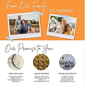 Nika's Home Oh Look... My Last Nerve It's On Fire, Vanilla Bean Soy Candle 12oz Mason Jar Non-Toxic White Hand Poured Handmade, Candles Gifts for Women, Long Burn 50-60 Hrs Highly Scented