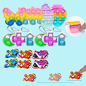 52 Pack Party Favors Toy Assortment Bundle for Kids,Birthday Bag Fillers Stocking Stuffers,Carnival Prizes School Classroom Rewards Treasure Box Toys Pinata Stuffers Goodie Bags Bulk Toys