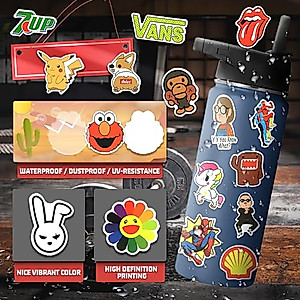 300 PCS Cool Skateboard Stickers,Brand Stickers for Adults Teens,Waterproof Vinyl Stickers for Water Bottle Laptop Luggage Guitar Notebook