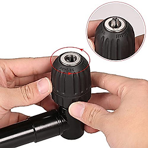 Bobique 0.8-10mm Right Angle Bend Extension 90 Degree Professional Cordless Drill Attachment Adapter