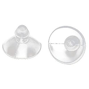 GDQLCNXB 18mm/0.7" Furniture Desk Glass Transparent Anti-Collision Suction Cups Sucker Hanger Pads for Glass Plastic Without Hooks,30PCS