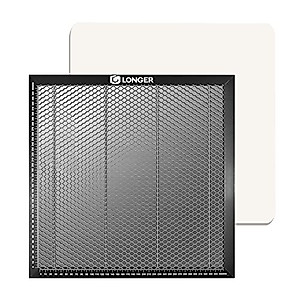 Longer Honeycomb Working Table, 15.7"x 15.7"x 0.86" Honeycomb Working Bed for CO2 or Diode Laser Engraver Cutting Machine, Fast Heat Dissipation with Aluminum Plate for Table-Protecting