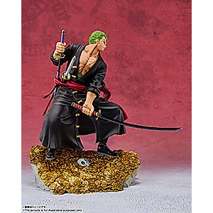 TAMASHII NATIONS - One Piece - Roronoa Zoro - WT100 Commemorative Eiichiro Oda Illustration DAIKAIZOKU HYAKKEI, Bandai Spirits FiguartsZERO Collectible Statue
