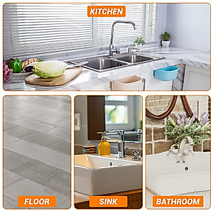 4 PCS Caulking Tool Set - Silicone Sealant & Grout Finishing Tools, Grout Scraper & Caulking Removal Kit for Kitchen, Bathroom, Floor, Window, and Sink Joint Sealing - Reusable & Replaceable (Orange)