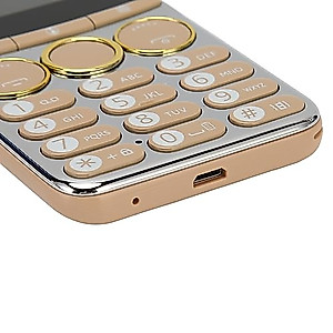 Unlocked Cellphone, 2G GSM Senior Cell Phone with Flashlight, 3200mAh Big Button Loud Sound Ultra Thin Mobile Phone, One Click SOS Emergency Help for Seniors 100‑240V (US Plug)