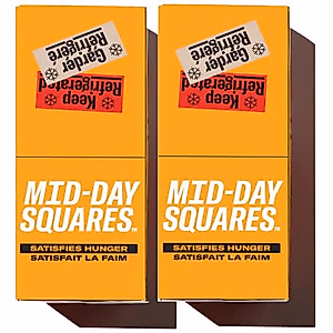 Mid-Day Squares Peanut Butta Protein Chocolate Bars, 1.16 Oz each, 2 Packs (24 Squares) | Made with Real Chocolate, 6g Plant Protein, 4g Fiber, Gluten Free, Certified Vegan