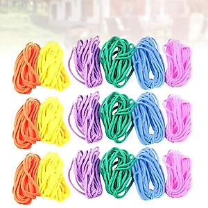 EXCEART 288 Pcs Loom Potholder Loops Weaving Loom Loops Potholder Loops Weaving Craft Loops with Multiple Colors for DIY Crafts Supplies