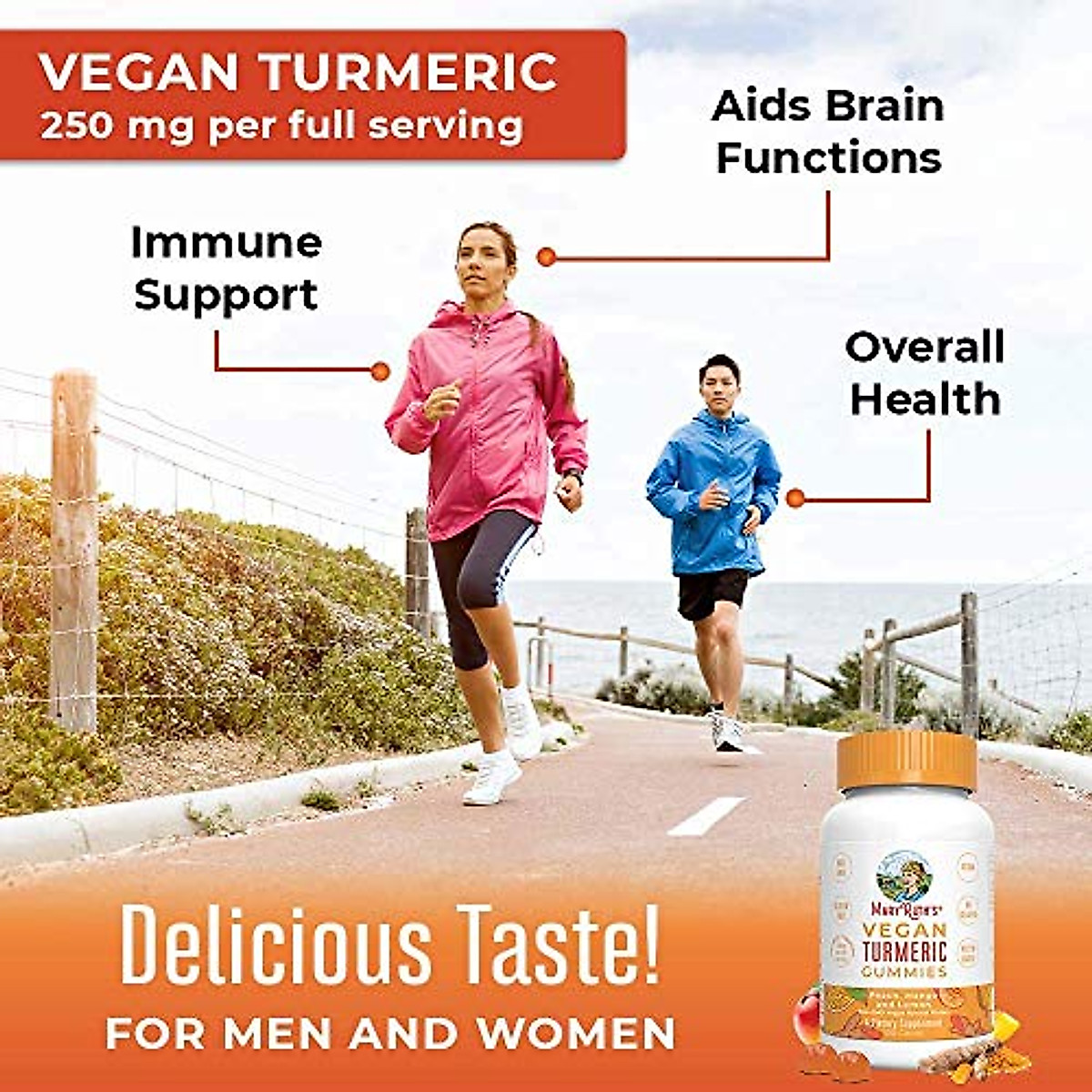 Turmeric Gummies & Collagen Boosting Gummies Bundle by MaryRuth's | Chewables for Joint Health, Antioxidant & Mood Support | Supplement for Collagen Production, Hair, Nails & Skin Health with Biotin