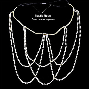 Ludress Layered Thigh Chain Gold Rhinestones Leg Chain Spaekly Crystal Body Chain Halloween Rave Body Jewelry Accessories for Women and Girls