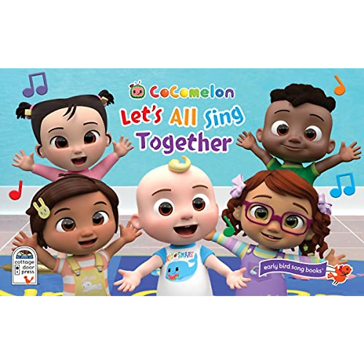 Cocomelon Let's All Sing Together 5-Button Song Book: Sing and Read Toy Book with JJ and Friends