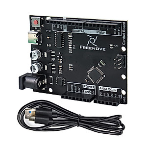 FREENOVE Control Board V4 (Compatible with Arduino IDE), USB Type-C Connector, Detailed Tutorial, Example Projects and Code