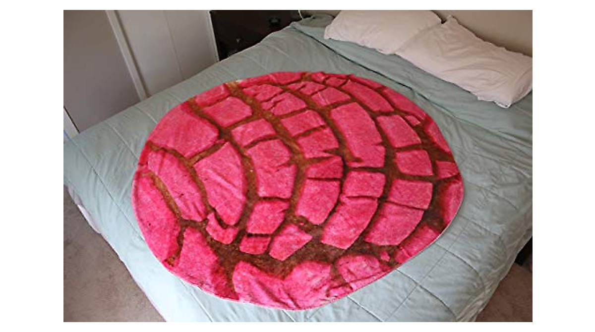 Pink Concha Blanket - Cozy, Cultural Pan Dulce Throw | Shop Now