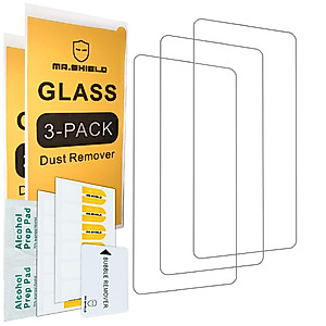 Mr.Shield [3-Pack] Designed For OnePlus (Nord N10 5G) [Upgrade Maximum Cover Screen Version] [Tempered Glass] [Japan Glass with 9H Hardness] Screen Protector with Lifetime Replacement