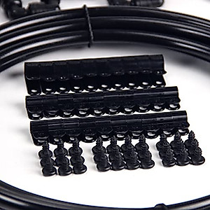 MistKing MKAMS5-125-300 5th Generation Advanced Misting System for Patio, Greenhouse, or Terrarium Cooling with Small Reservoir Filter