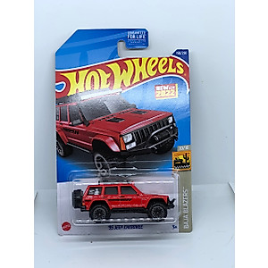 Hot Wheels 2022 - '95 Jeeps Cherokee - Red - Baja Blazers 10/10-150/250