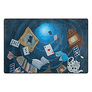 ALAZA Rabbit Hole Kids Carpet Playmat Rug 60x39 Inches for Living Room Bedroom Kids Room