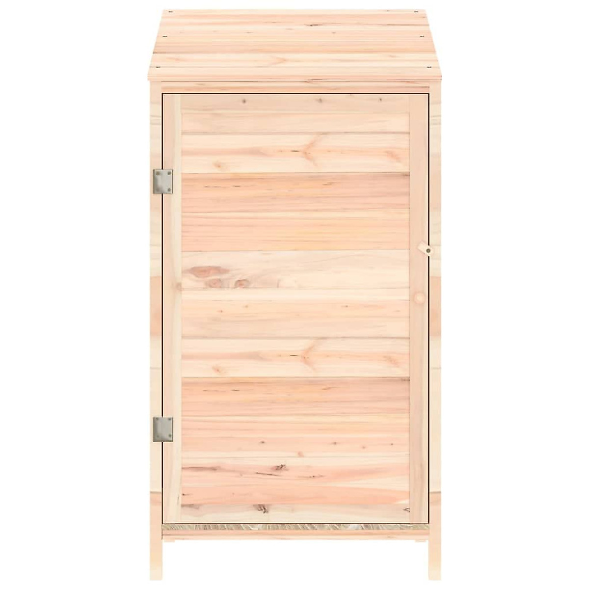 GOLINPEILO Wooden Garden Storage Shed, Outdoor Storage Cabinet, Garden Wood Tool Shed, Outside Wooden Shed Organizer for Yard, Patio, Deck and Porch, 21.7"x20.5"x44.1" Solid Wood Fir