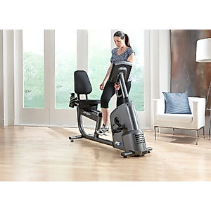 Life Fitness RS1 Recumbent Indoor Cycling Exercise Bike with Go Console