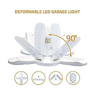 60/80W Led Kitchen Light' E26/E27 LED Led Kitchen Ceiling Light for Garage Workshop Basement Warehouse Barn