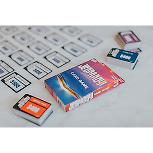 Endless Games Jeopardy Card Game - Travel Sized Quiz Competition - Fast Paced Party Game