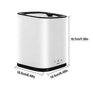 2.5L-Smart Mini Washing Machine, New Compact Washing Machine, Suitable for Underwear or Small Items, Apartment, Dorm, Camping, RV Travel Laundry-White