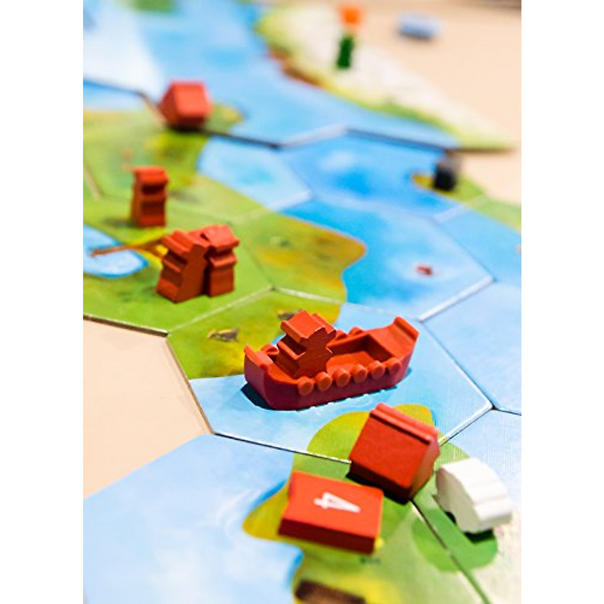 Renegade Game Studios Explorers of The North Sea Board Game, Ages 12+, 1-4 players, Viking strategy board game, Part of the North Sea Trilogy
