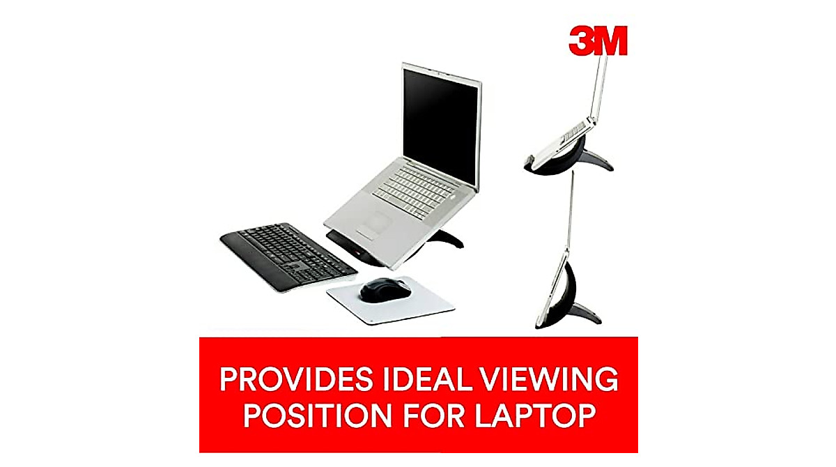 3M Laptop Stand LX550: Raise Screen, Save Space, Reduce Neck Strain