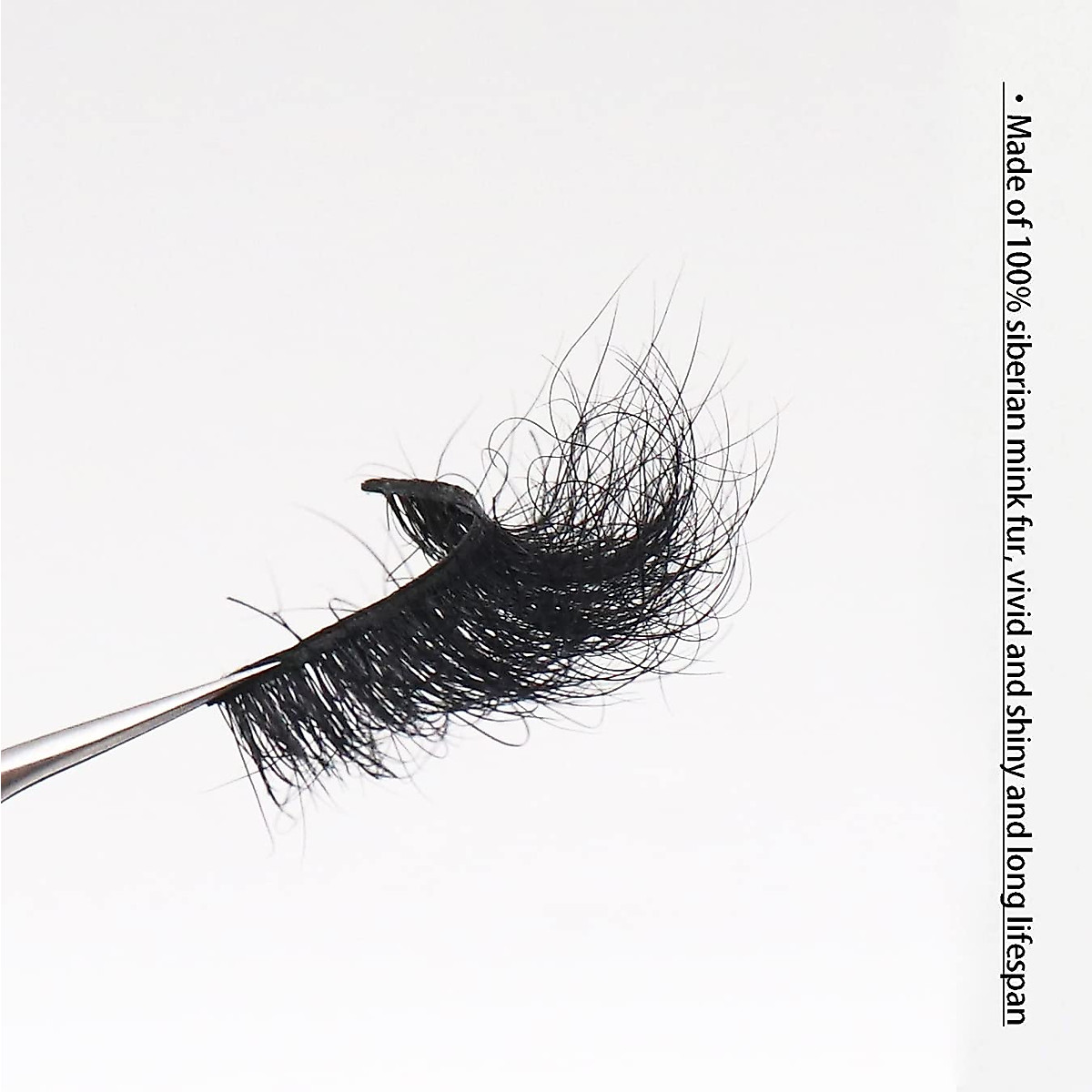 Veleasha Lashes 100% Real Mink Lashes 3D Luxurious False Eyelashes Hand-made Natural Long Cross False Lashes Wispy for Makeup 1 Pair Pack (No.A11)