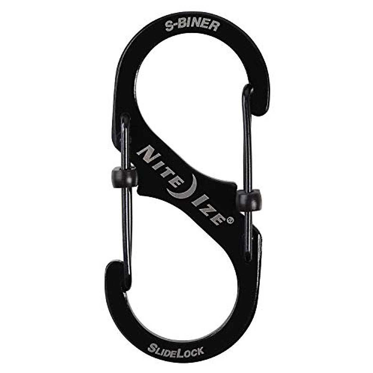 Nite Ize LSB3-01-R6 S-Biner SlideLock Dual Locking Carabiner, Size #3, Stainless