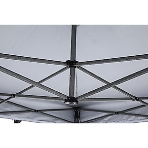 COBIZI 10x15 Pop Up Canopy with 4 Sidewall(Dark Blue)