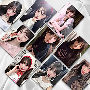 PYAJUU JangWonyoung Laser Photo Cards 50pcs IVE Jang Wonyoung Laser Photocard KPOP IVE Wonyoung LOMO Cards WONYOUNG post cards Gift for Fans