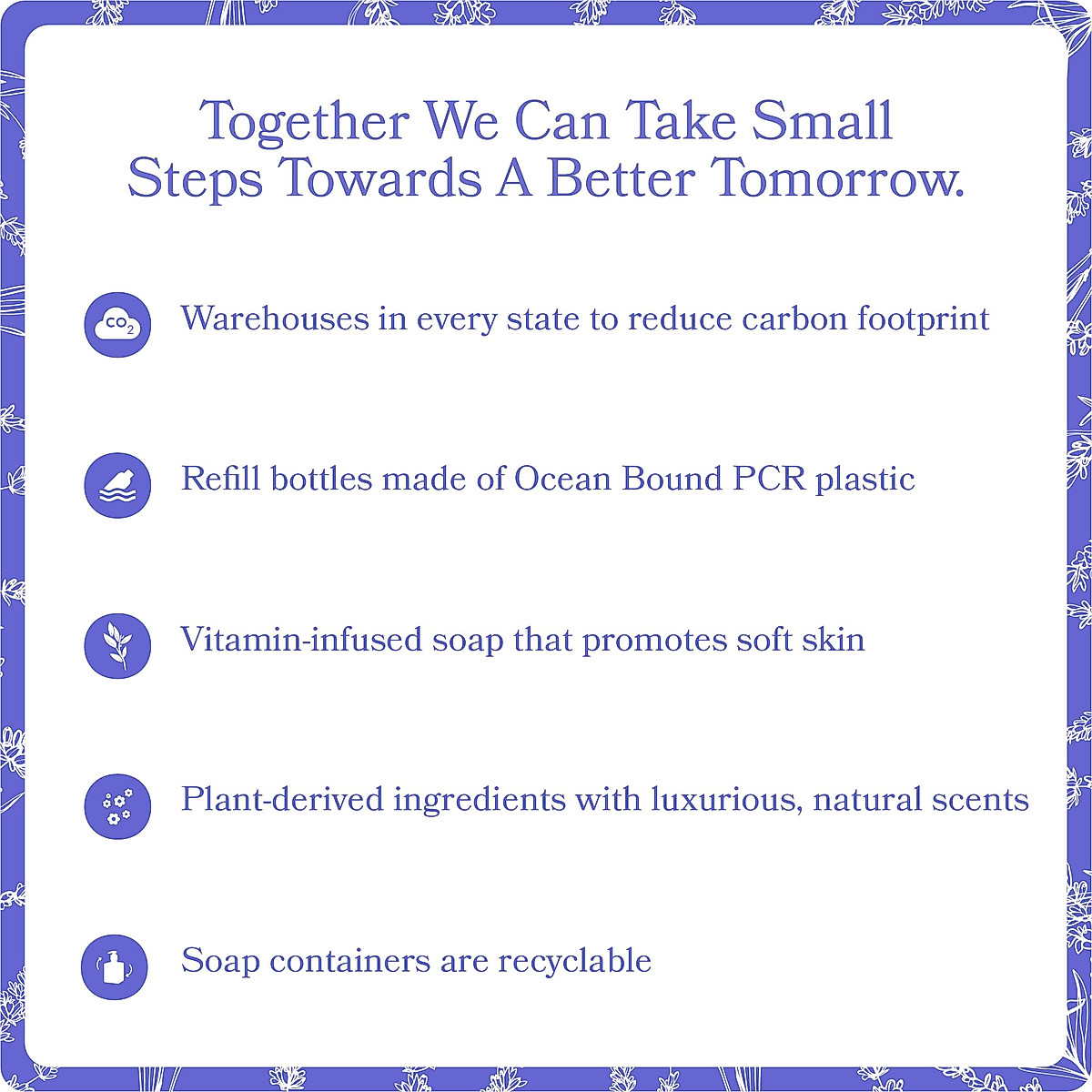 ZYFE Liquid Hand Soap Refills - Non-Toxic, Plant-Derived Vitamin Hand Soap with Essential Oils - Kitchen Hand Soap Refill & Bathroom Essentials Handsoap Hand Wash - Hush Lavender Scent, 64oz