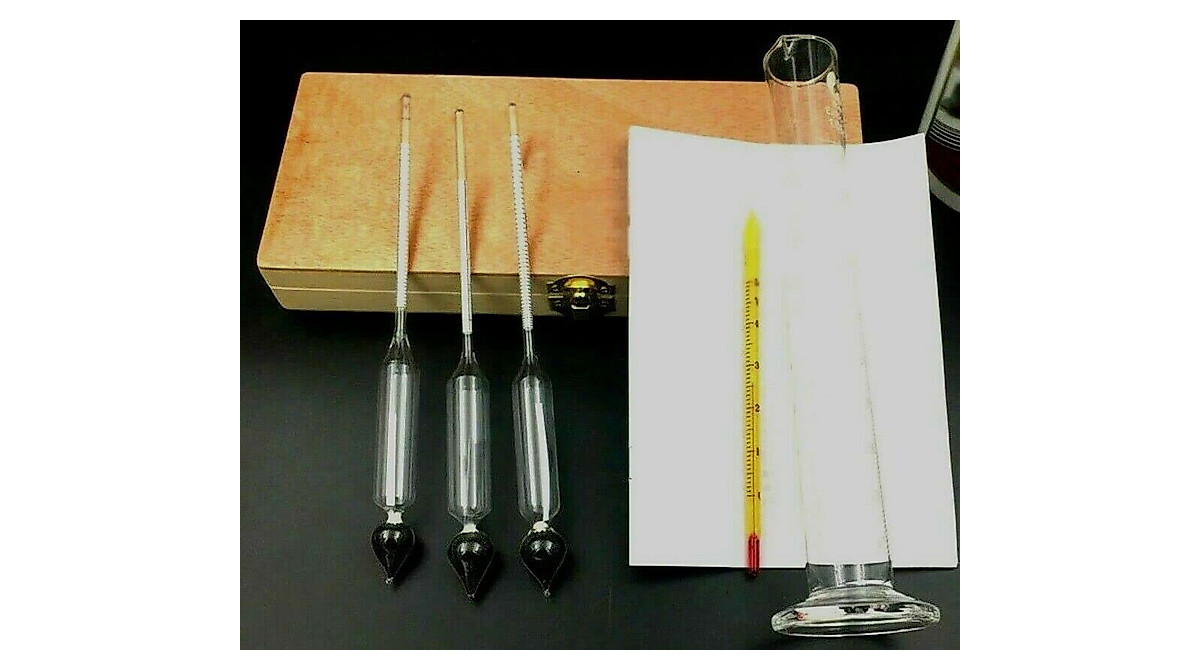 Accurate Alcoholmeter Kit for Distilling Spirits
